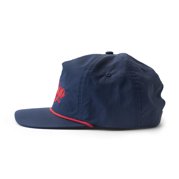 Navy Blue Embroidered Logo Hat - Amigo Provisions Company