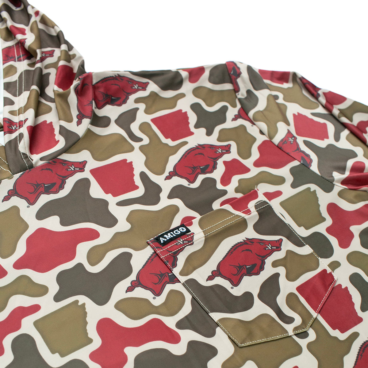 Razorback Camo - Sol Series Hoodie - Amigo Provisions Company