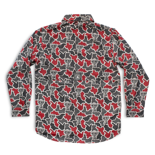 Texas Tech Camo - Frio Tech Long Sleeve - Amigo Provisions Company