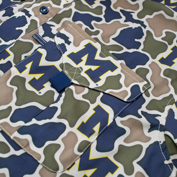 Michigan Camo - Frio Tech Long Sleeve - Amigo Provisions Company
