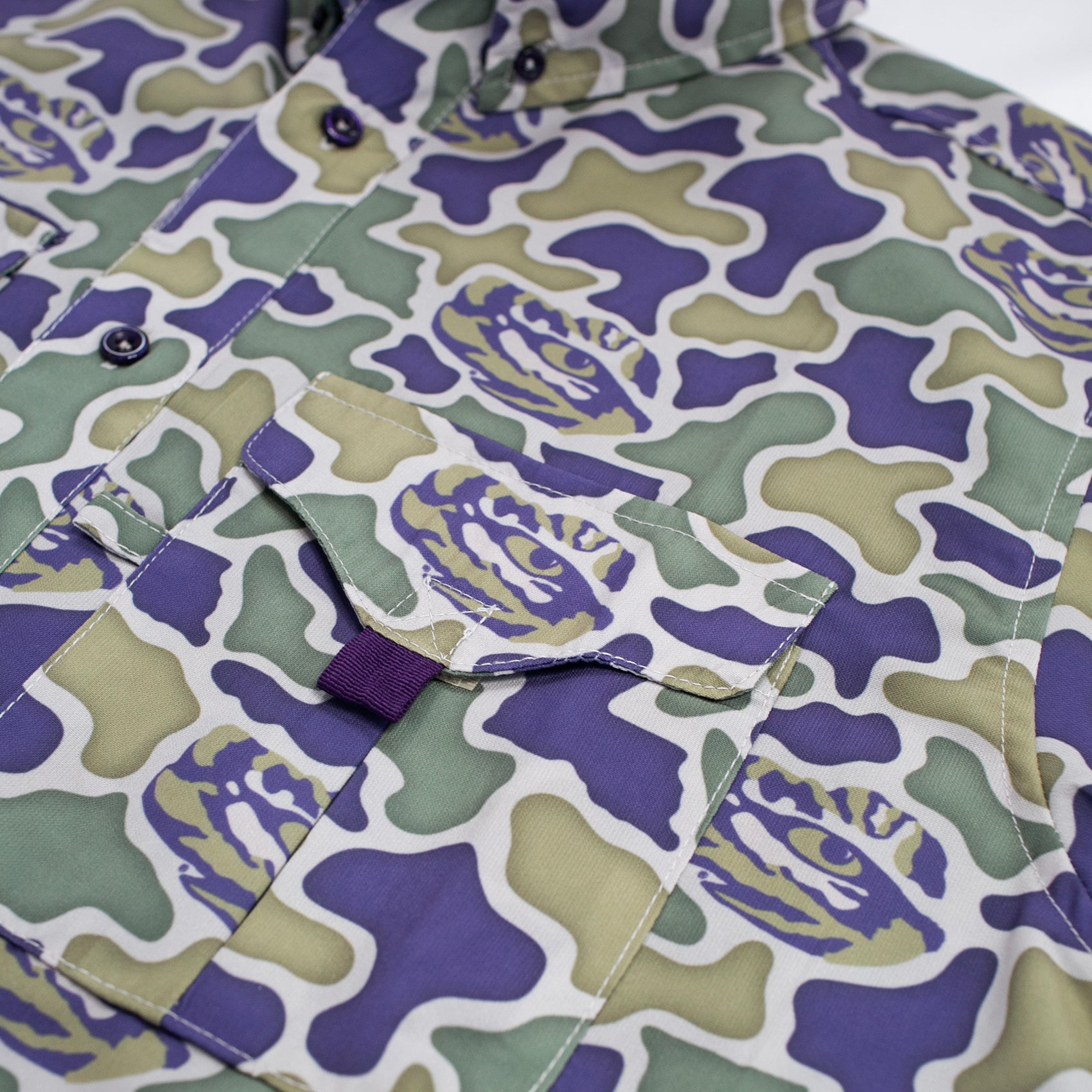 LSU Camo - Frio Tech Shirt - Amigo Provisions Company