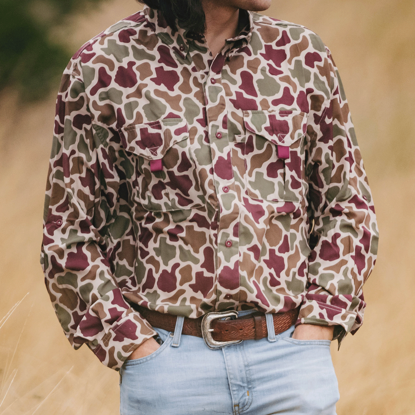 Aggie Camo - Frio Tech Long Sleeve - Amigo Provisions Company